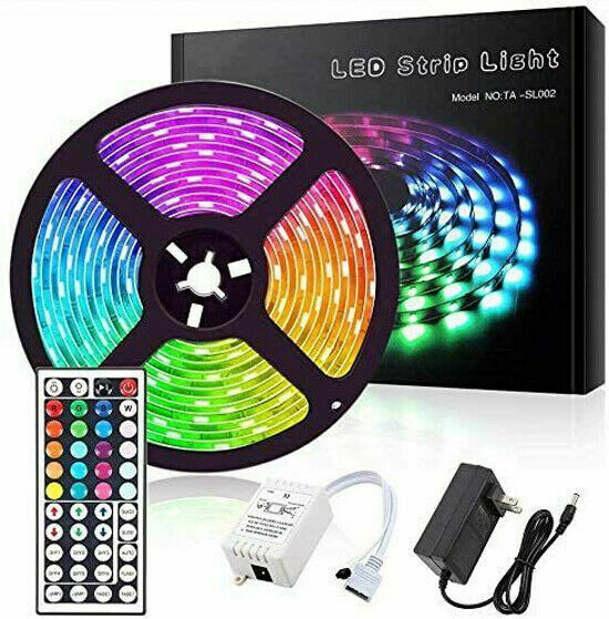 PANGTON VILLA 16.4ft RGB 5050 LEDs Color Changing Light Strips for sale ...