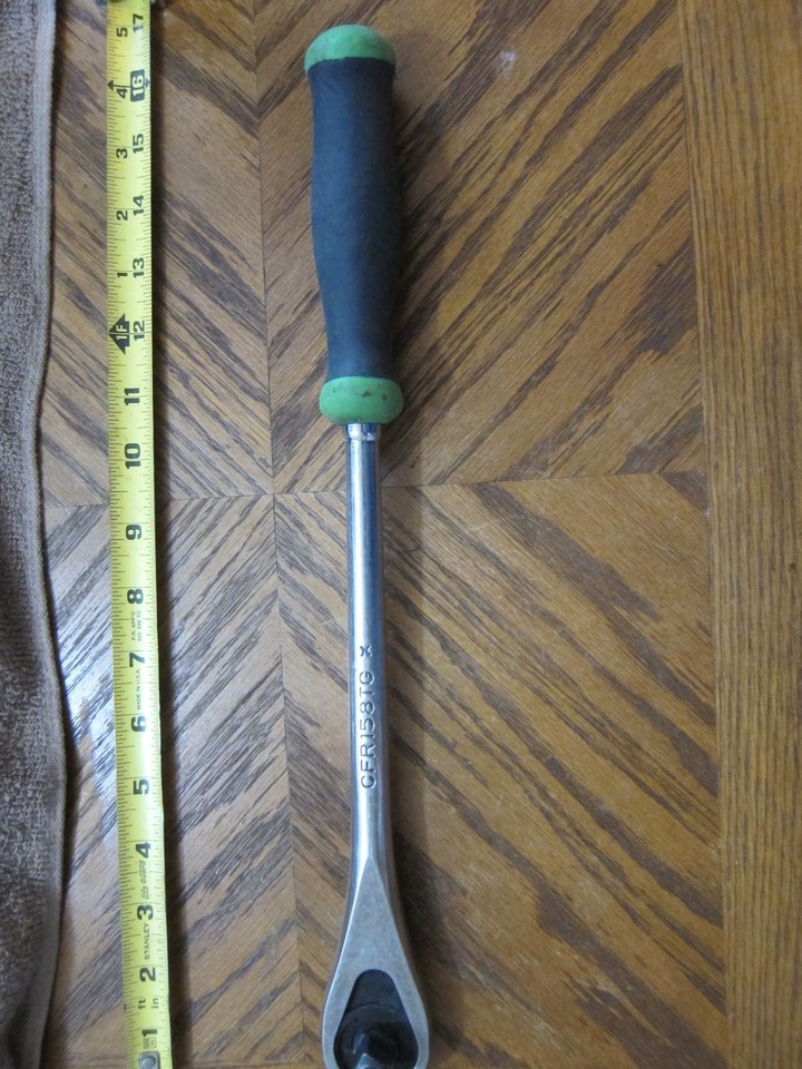 Matco Tools 1/2" Dr Green Soft Grip Long Handle Ratchet 88 Tooth USA | eBay