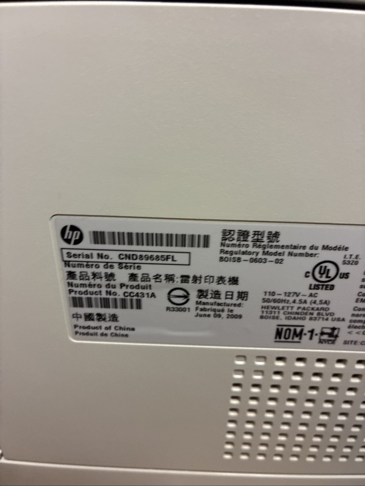 HP Color LaserJet CM1312NFI MFP All-In-One Laser Printer 883585866588| eBay