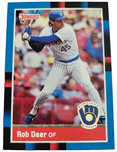1988 Donruss #274 Rob Deer Milwaukee Brewers MLB Baseball Card (J8 | eBay