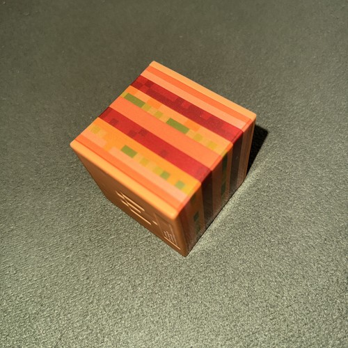 Mcdonalds Minecraft Big Mac Crystal Burger Happy Meal Toy with No Code ...