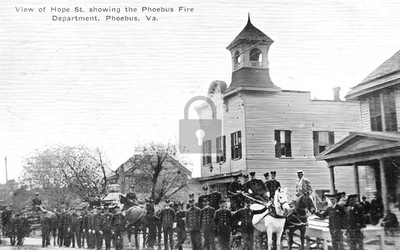 Hope Street View Fire Department Phoebus Virginia VA - Reprint | eBay