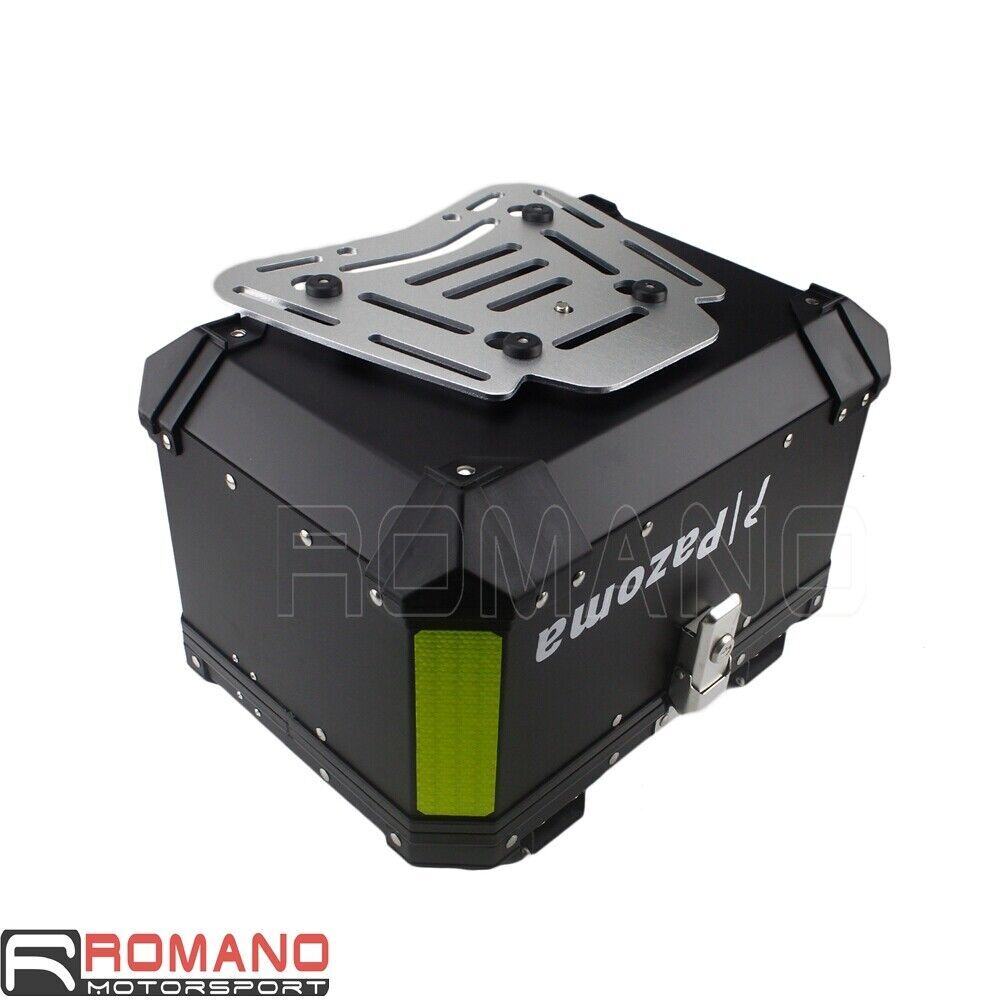 45L Motorcycle Rear Top Luggage Box Case Tail Storage For Harley FLHT ...