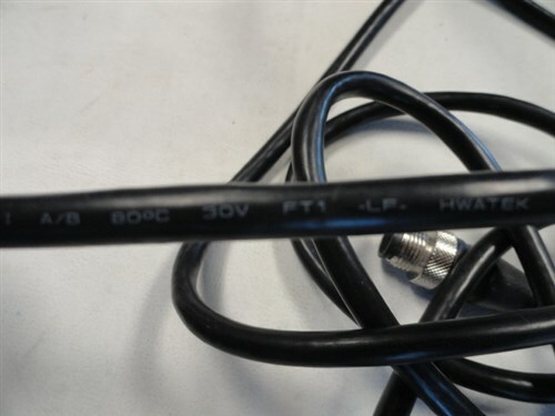 AWM 2725 80C 30 V CABLE E258652 BLACK 9' FEET MARINE BOAT | eBay