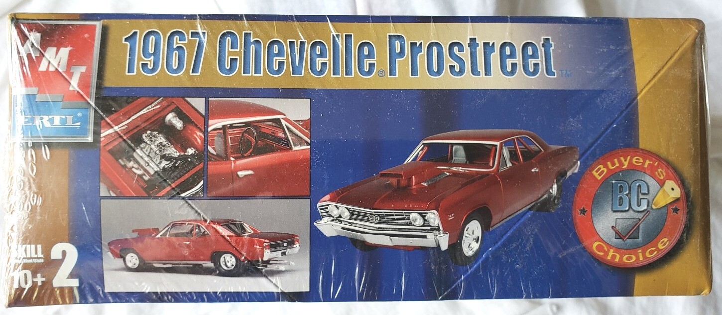 AMT 1967 Chevelle Pro Street 1/25 Model Kit #38168 - FACTORY for sale ...