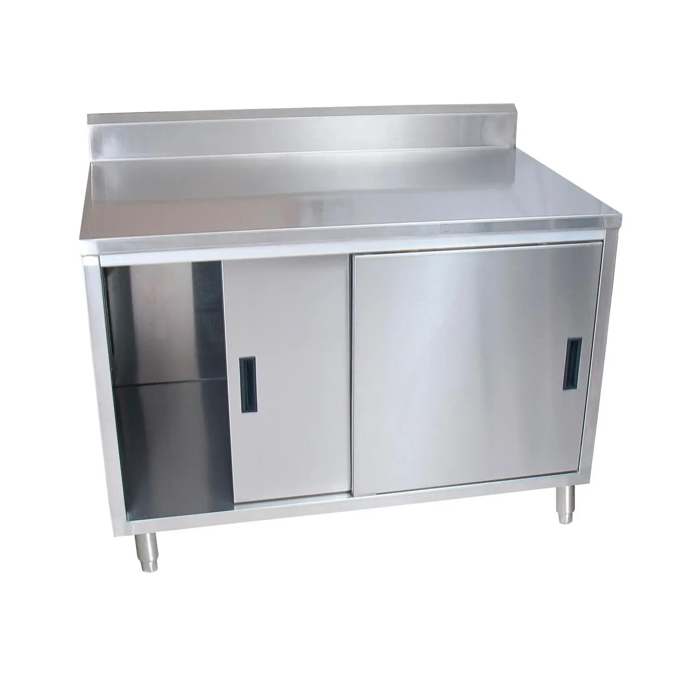 BK Resources CSTR5-3072S 72"W x 30"D Stainless Steel Cabinet Base Work ...