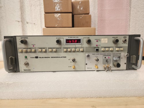 Tektronix 1450 Television Demodulator with TDC1 VHF,Tunable Down ...