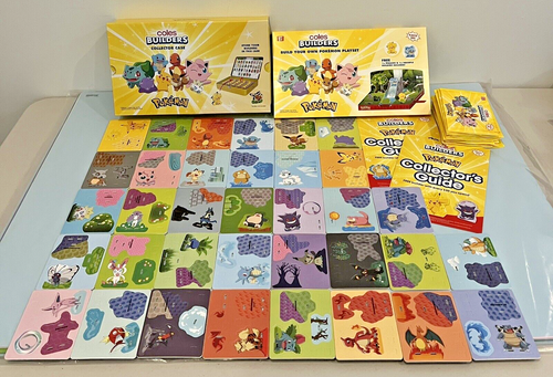 NEW COMPLETE SET ALL COLES Pokemon Builders Collectable Figures Full ...