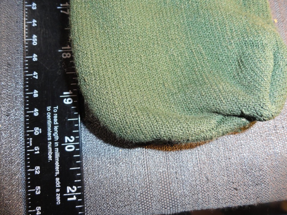 NEW US Military Issue Green Cushion Boot Socks BASIC TRAINING ISSUE XL ...