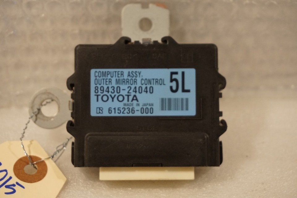 2015 16 LEXUS RC 350 FRONT LEFT DOOR MIRROR MODULE UNIT OEM 89430-24040 ...