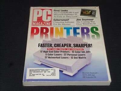 1995 NOVEMBER 7 PC MAGAZINE MAGAZINE - 12TH PRINTER ISSUE COVER - O ...