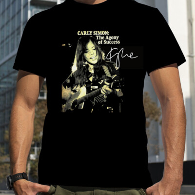 Vtg The Agony Of Success Carly Simon Cotton Black Full Size Unisex ...
