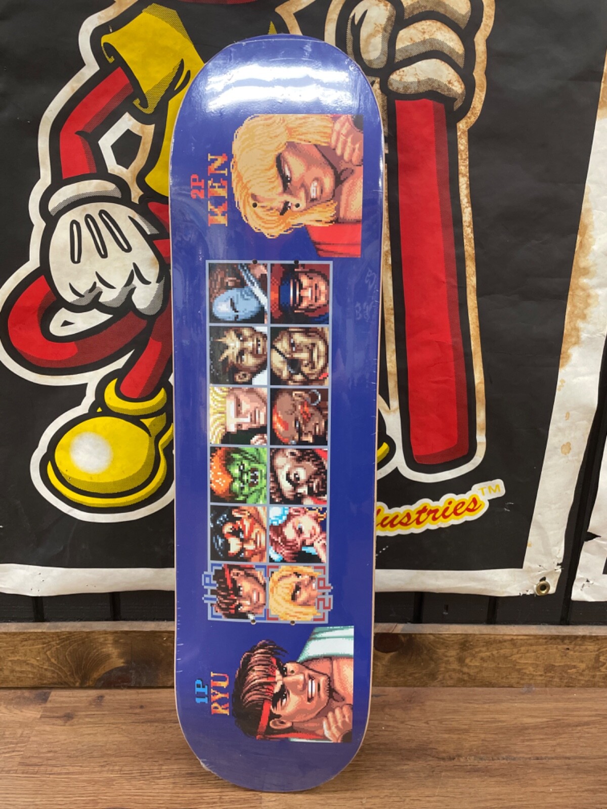 HUF+Street+Fighter+Players+Select+Skateboard+Deck+-+Black for sale ...