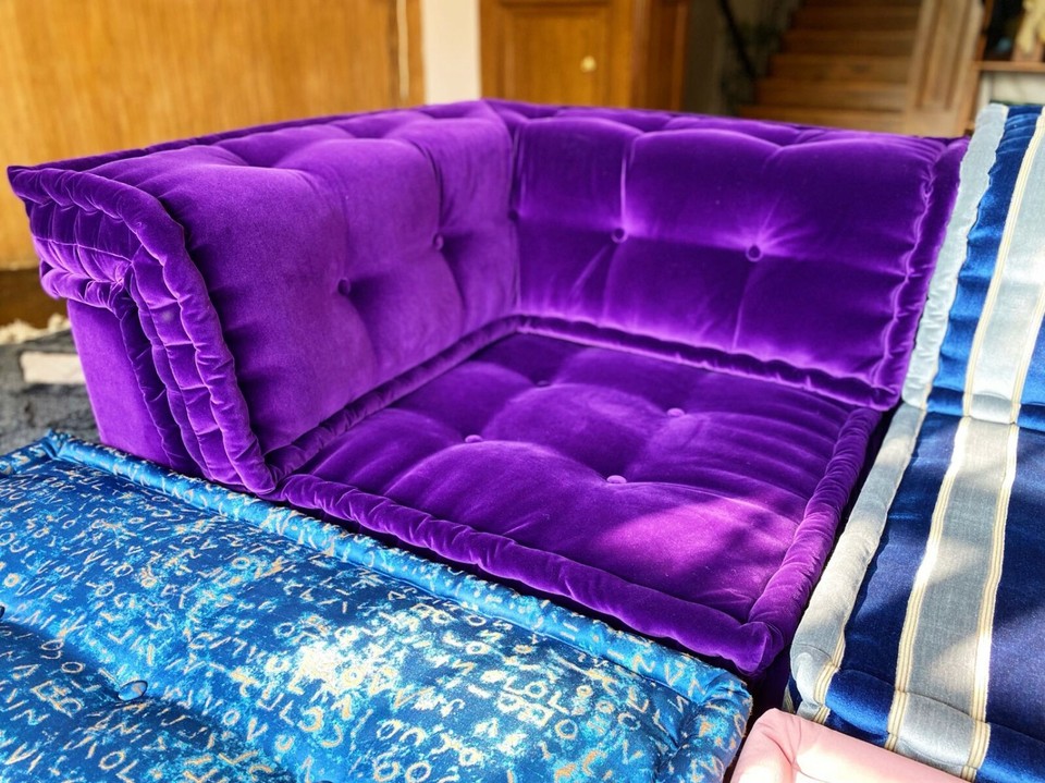 Bohemian Boho Moroccan Modular Sectional Floor Sofa customizable ...