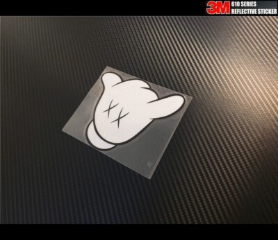 HANG LOOSE Mickey Mouse hands JDM Reflective sticker #007 | eBay Australia
