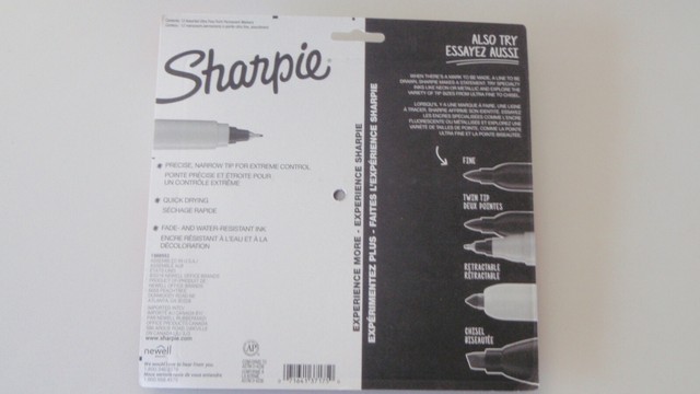 Sharpie Ultra Fine Permanent Markers 12 Set Assorted Colors 37175 for ...