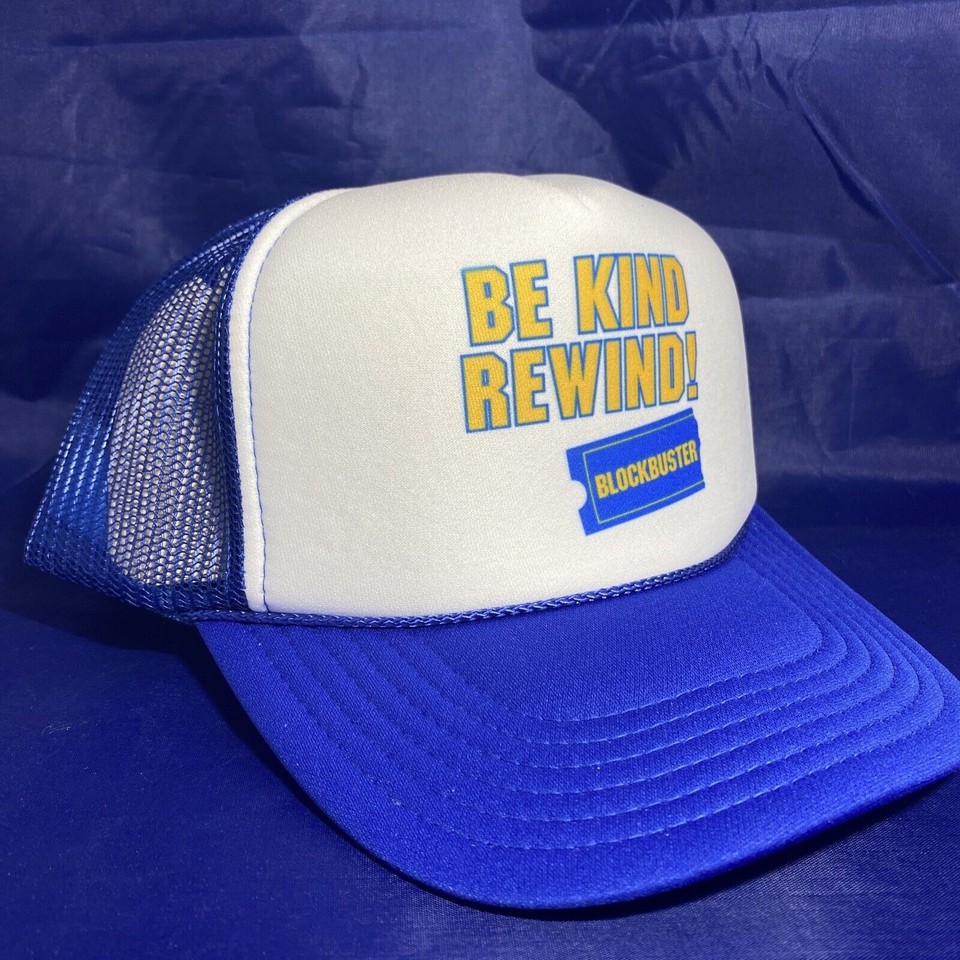BLOCKBUSTER Video Be Kind Rewind Trucker Hat Vintage Mesh Hat ...