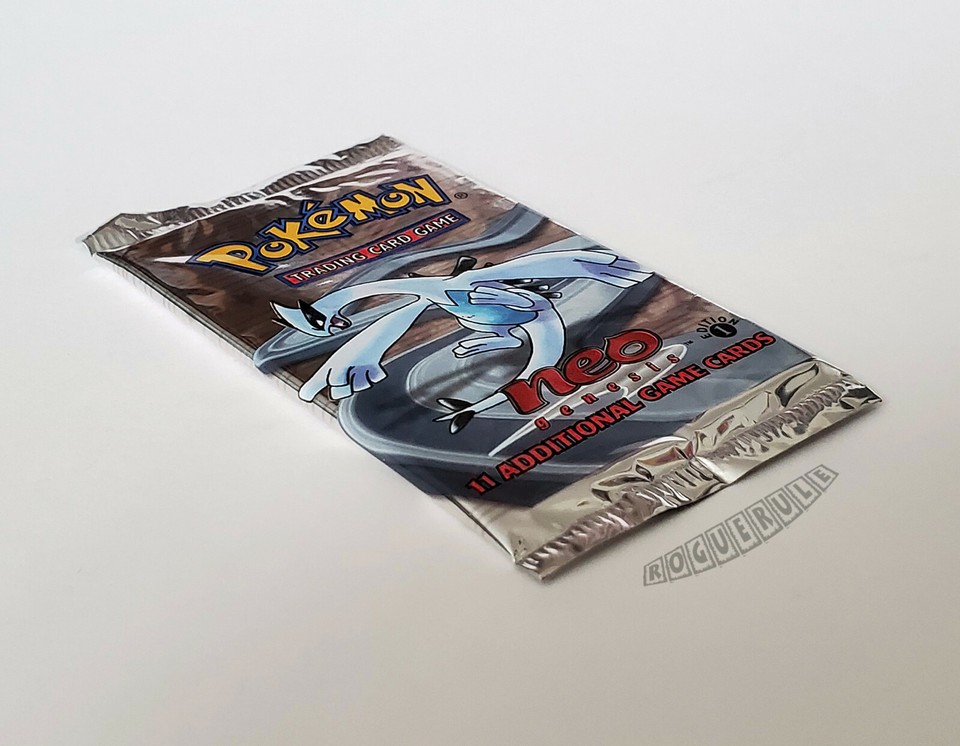 🚦1 Pokemon 1st Edition Neo Genesis Booster Pack - Lugia - UNWEIGHED ...