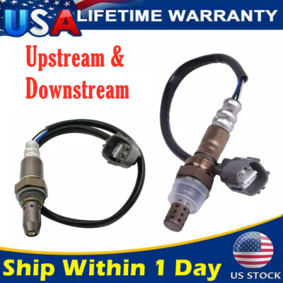 2PCS Upstream & Downstream O2 Oxygen Sensor For 2004-2011 Toyota Camry ...