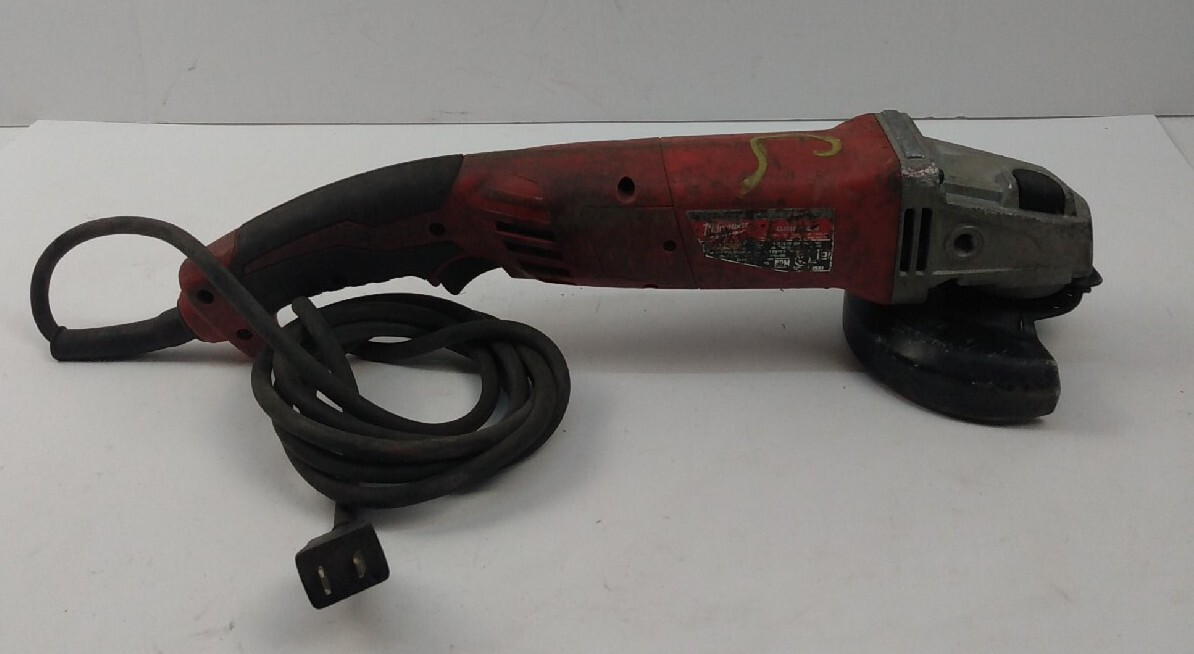 Milwaukee 6124-31 BROKEN 13 Amp 5" Angle Grinder Trigger Grip, No-Lock ...
