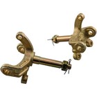 Go Kart Gear Rack Pinion Tie Rod Front Wheel Hubs Steering Knuckle for ...