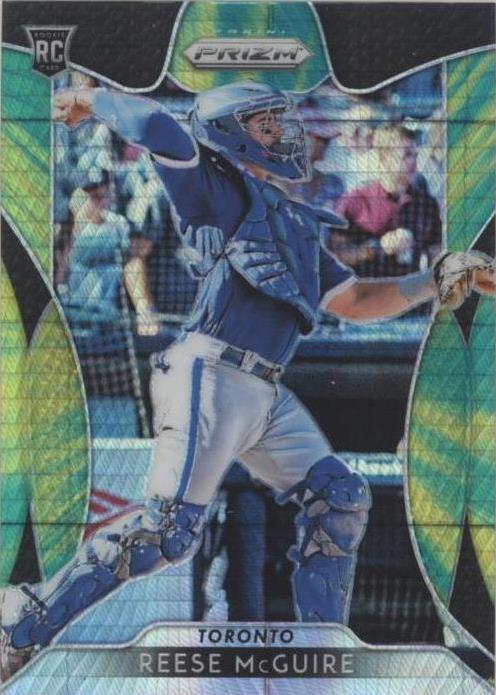 2019 Panini Prizm - Reese McGuire #65 Green & Yellow Hyper Prizm (RC ...