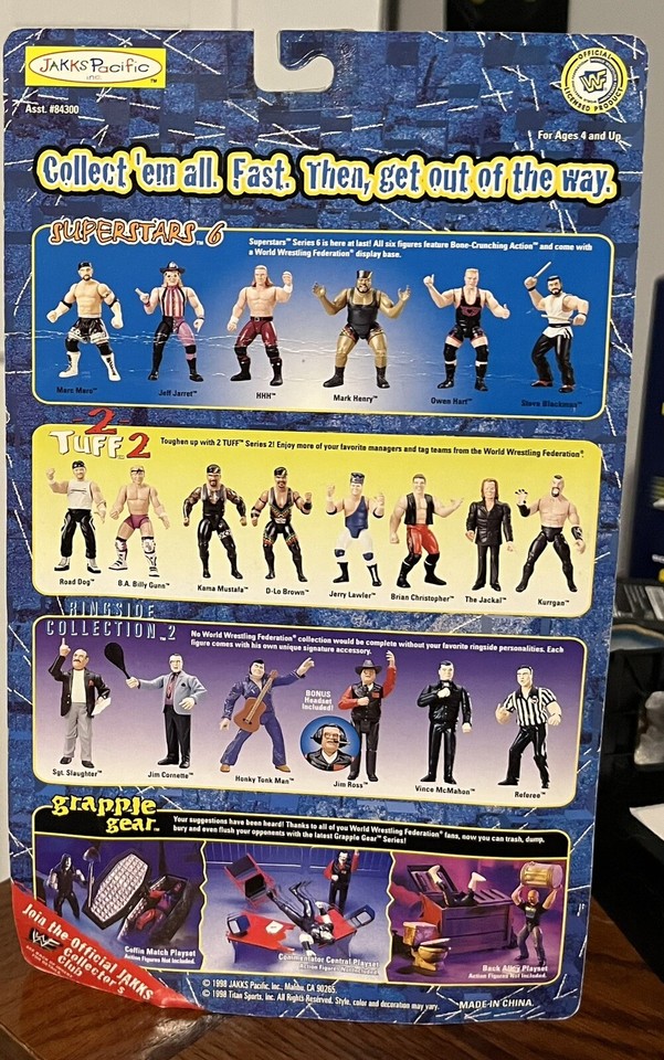 WWE WWF Superstars Series 6 Double J Jeff Jarrett Action Figure 1998 | eBay