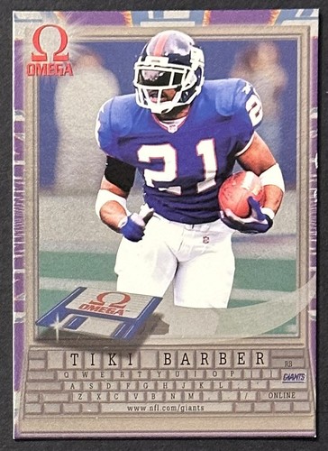 1998 Pacific Omega #22 Tiki Barber Online | eBay
