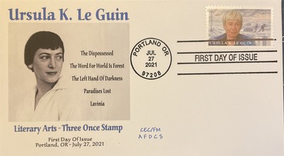 AFDCS 5 5619 Ursula K. Le Guinn Portland Oregon 4 Bar Cancel | eBay