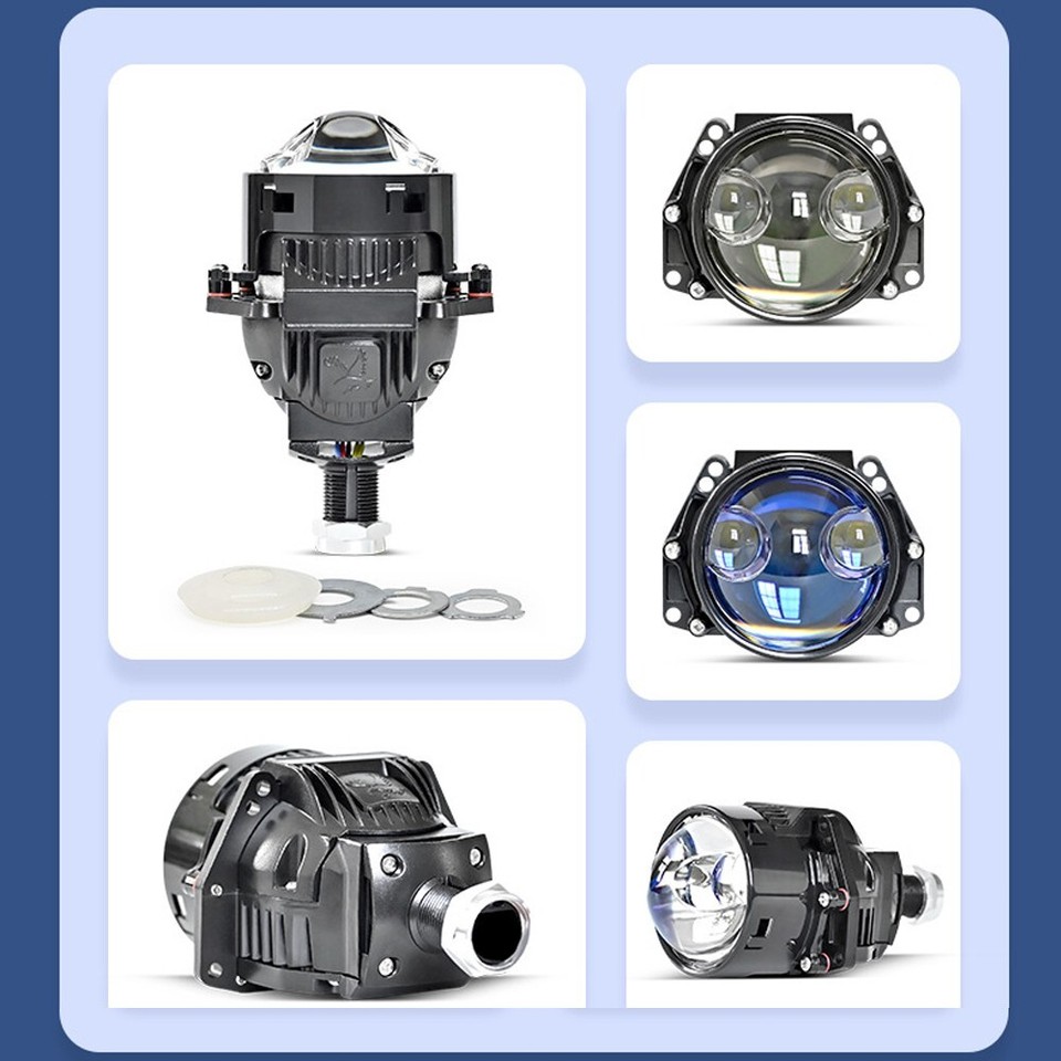 3.0'' Laser Bi LED Projector Lens 160W Car H4 H7 H11 9005 Universal ...