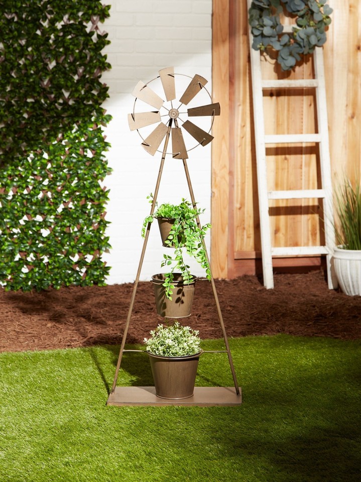 Windmill Plant Stand | eBay