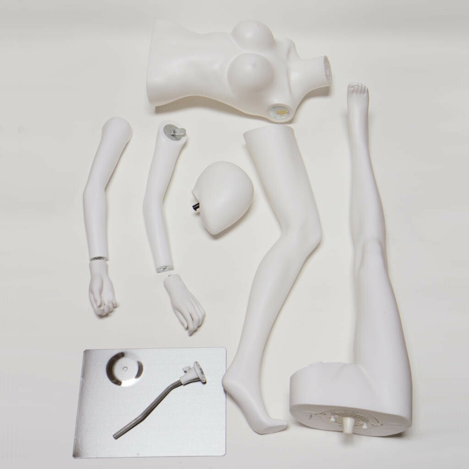 Female Sexy mannequin+ metal stand, full body plastic, White manikin ...