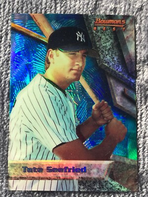1994 Bowman's Best Refractor Tate Seefried RC New York Yankees #20 | eBay