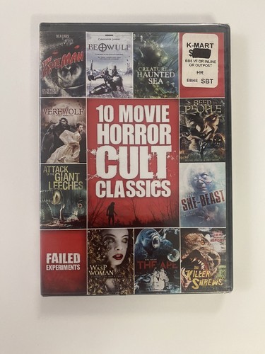 10 Movie Horror Cult Classics, Vol. 2 (DVD, 2013, 2-Disc Set) for sale ...