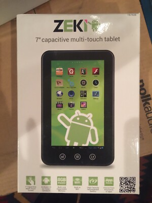Zeki 7” Capacitive Multi-touch Tablet 47323078200| eBay