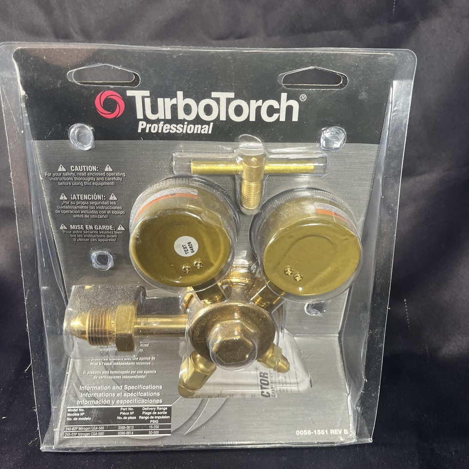 TURBOTORCH 0386-0814 TURBOTORCH 245 Gas Regulator 2CZH9 | eBay