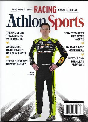 2025 ATHLON SPORTS LIMITED EDITION NASCAR RACING MAGAZINE RYAN BLANEY ...