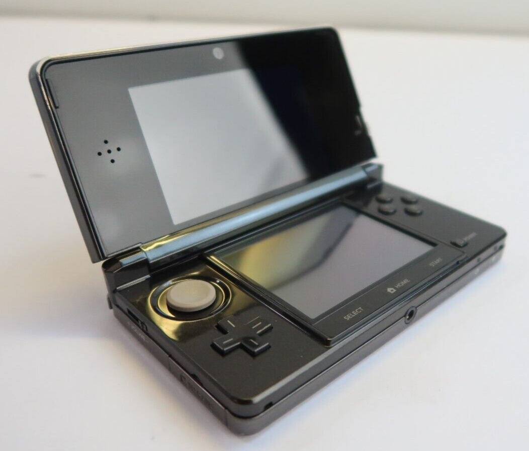 Nintendo 3ds Handheld Console System Colour Cosmos Black GRADE B ...