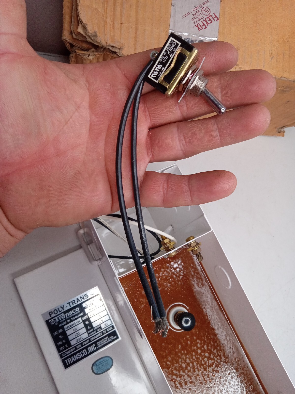 Transco Poly-Trans 4B06N3-04 Neon Tube Sign Transformer 120V to 6000V ...