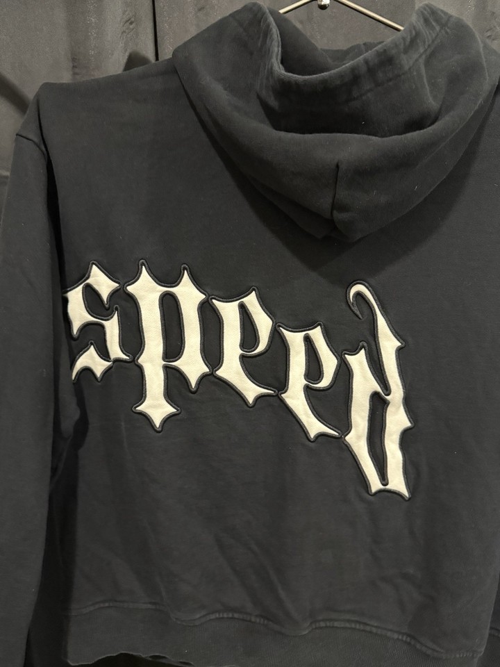 Godspeed Athleisure OG Logo Black Zip Up Hoodie Size 2XL | eBay