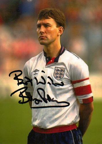 Bryan Robson Autograph 5x7 Signed England Photograph AFTAL/UACC | eBay