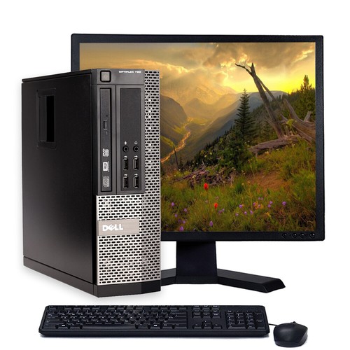 Dell Windows 10 Desktop Computer Core i3 8GB RAM 256GB SSD WIFI 19" LCD ...