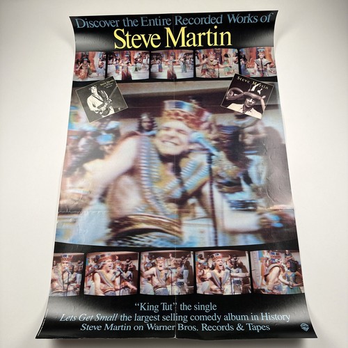 Vintage Steve Martin Promo Poster Warner Brothers Records 1979 23 x 35 ...