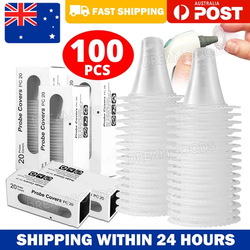 AU For Braun Thermoscan Ear Thermometer Probe Cover Lens Filters Caps ...