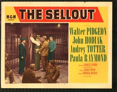 Lobby Card: Sellout 11"x14" Lobby Card #8 John Hodiak Roy Butler Crime ...