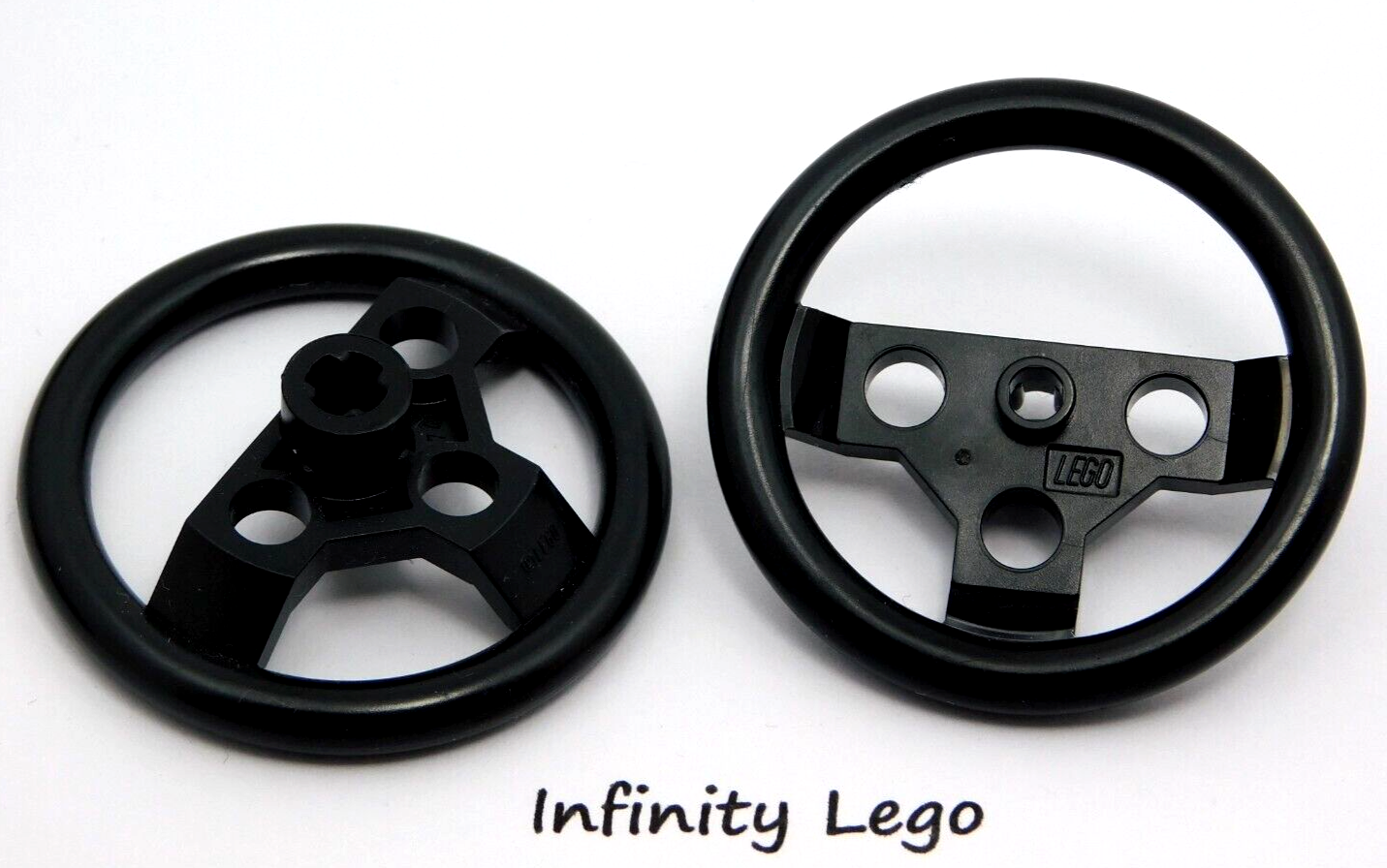 4 LEGO Technic Black Large Steering Wheel Sports Vehicle Car (2741) - 4 ...