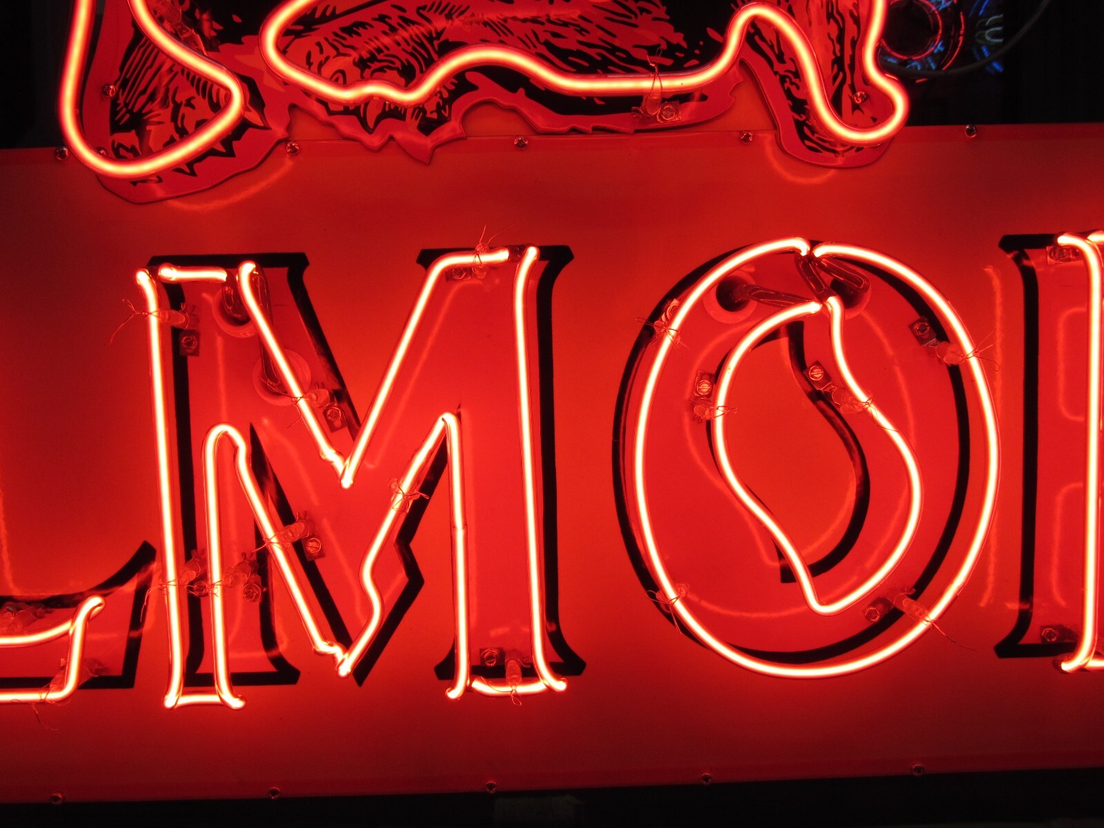 New Gilmore Gasoline Porcelain Neon Sign 6 FT W x 44 IN H | eBay
