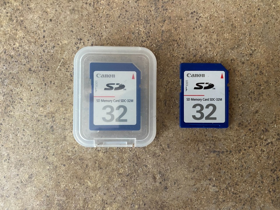 GENUINE CANON 32MB SD CARD SD MEMORY CARD 32 MB, SDC-32MB A4-14(8) | eBay
