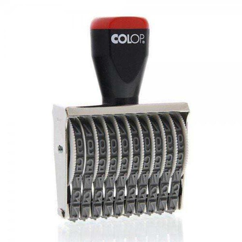 Colop 10 Band Number Stamp 9mm Traditional Style | eBay