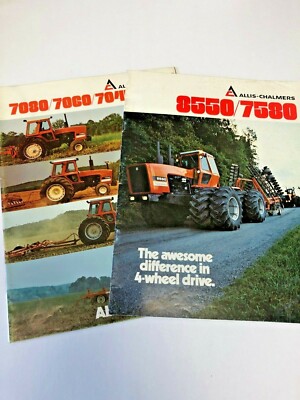 Vintage Allis Chalmers 8550 7580 7080 7060 7045 7020 Brochures | eBay
